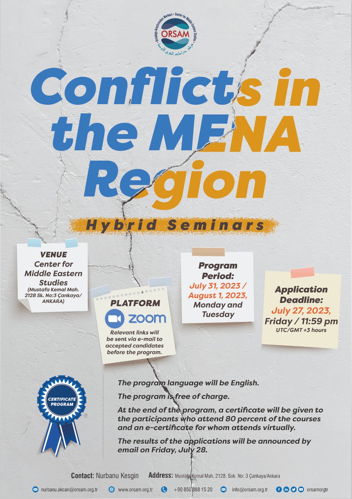 Conflicts in the MENA Region | Orsam